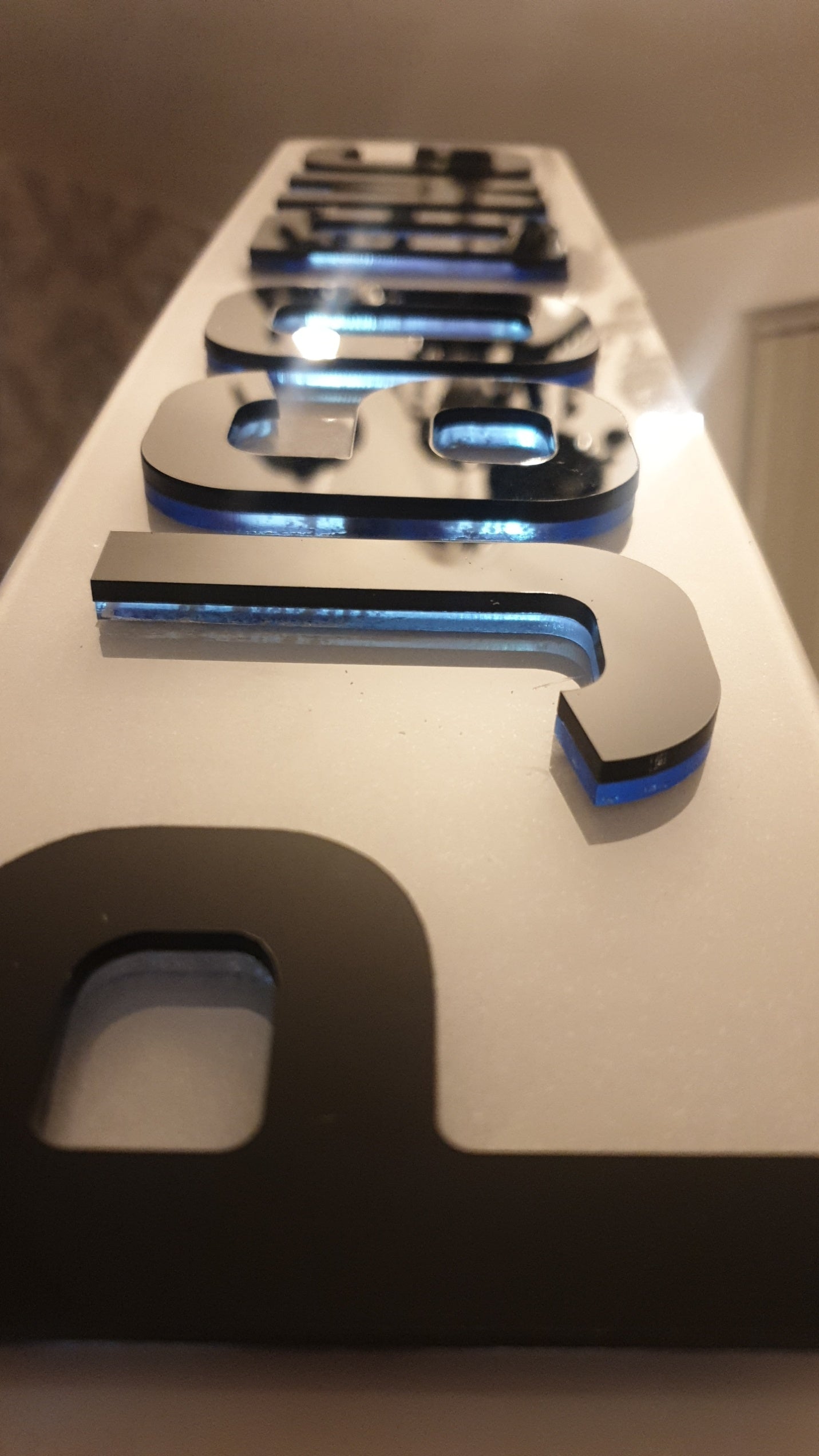 4D Neon Blue Number Plates – CustomizePlates